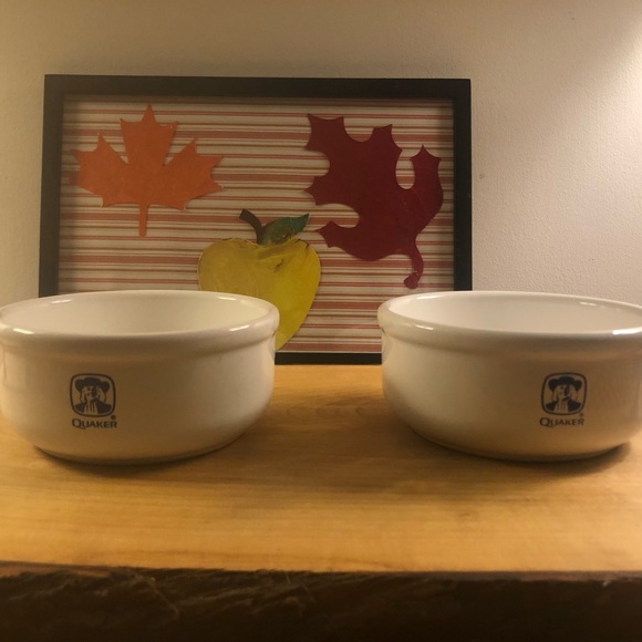 Other | Set Of Two Quaker Vintage Cereal Bowls | Poshmark